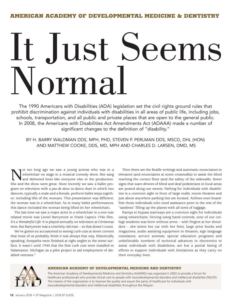 It Just Seems Normal